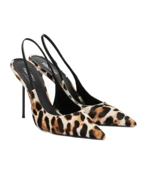 Paris Texas Lidia 105 Slingback Pumps - Black