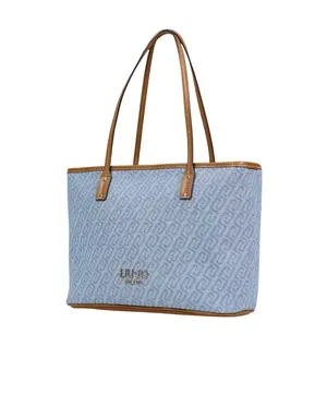 Liu Jo Jacquard Denim Tote Bag