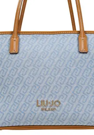 Liu Jo Jacquard Denim Tote Bag