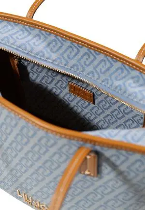 Liu Jo Jacquard Denim Tote Bag