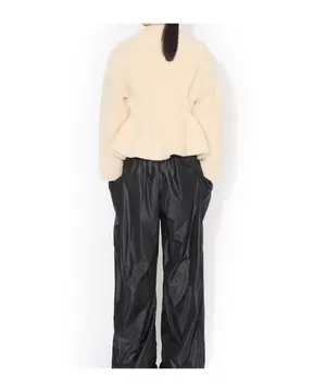 Alaïa Shearling Peplum Jacket