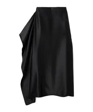 THE ROW Athalia Pleated Midi Skirt