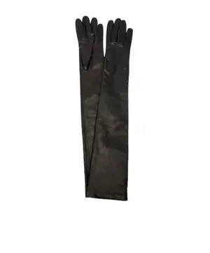Nour Hammour Elbow Gloves - Black