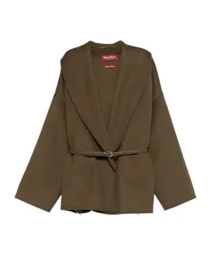 Max Mara Long-sleeved Coat - Green