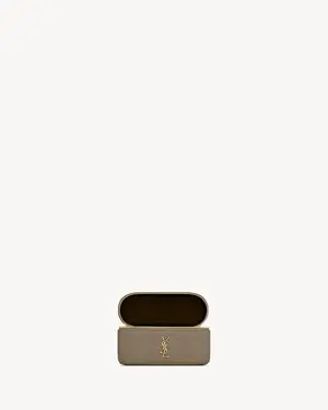 Saint Laurent Gaby Vanity Bag In Lambskin - Light Brown