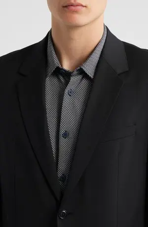 BOSS Houston Solid Wool Suit Jacket - Black