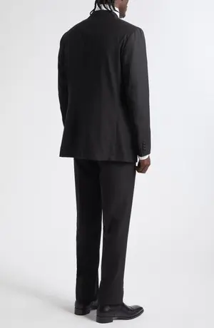 Isaia Sanita Solid Super 160s Wool Suit