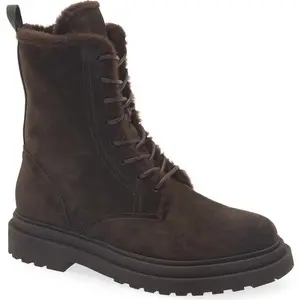 Brunello Cucinelli Sartorial Genuine Shearling Lined Boot