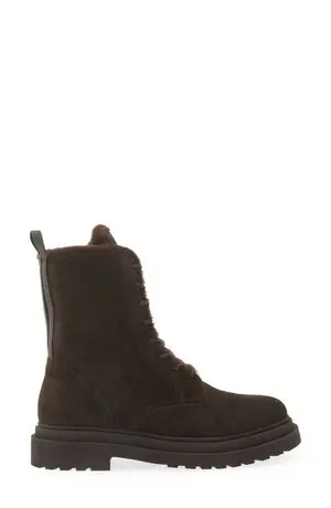 Brunello Cucinelli Sartorial Genuine Shearling Lined Boot