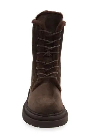Brunello Cucinelli Sartorial Genuine Shearling Lined Boot