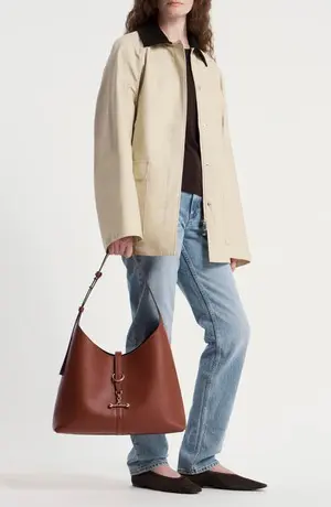 Strathberry Maxi Kite Hobo Bag - Walnut