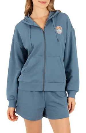 Hurley Full Zip Hoodie With Graphic Detail - Oceanview