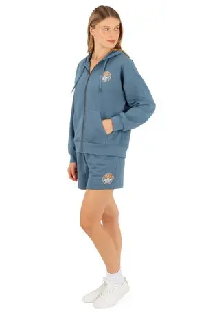 Hurley Full Zip Hoodie With Graphic Detail