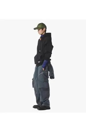 Mcm Logo Stitch Ponte Hoodie