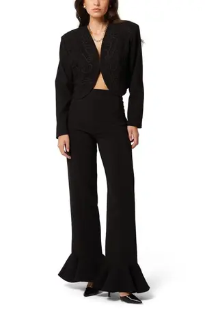 SEÑORITA Eugenia Trousers With Fluted Hems