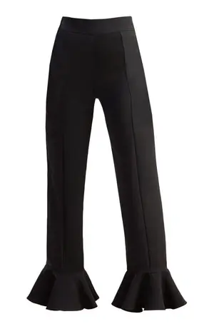 SEÑORITA Eugenia Trousers With Fluted Hems
