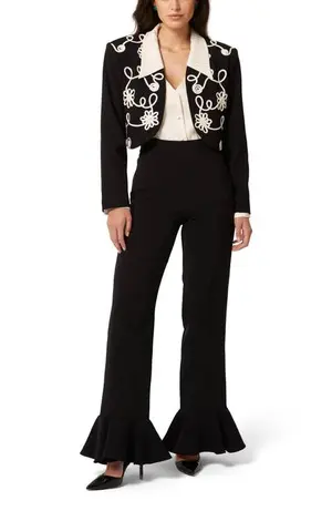 SEÑORITA Eugenia Trousers With Fluted Hems