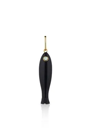 THATCH Fortuna Fish Charm - Onyx