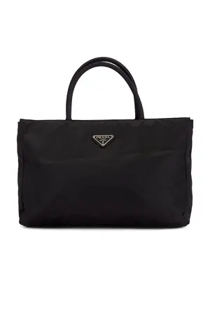 Prada Tessuto Tote Bag - Black