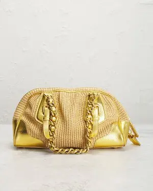 FWRD RENEW Prada Paglia &amp; Cinghiale Handbag