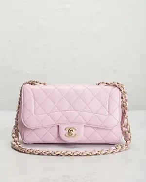 FWRD RENEW Chanel Lambskin Mademoiselle Chic Flap Bag