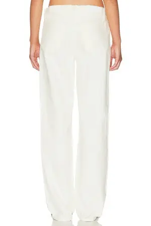 RE/DONE Roxy Loose Wide Leg Jeans In Cream