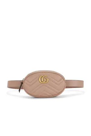 Gucci Gg Marmont Belt Bag - Neutral