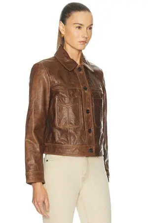 NILI LOTAN Susannah Leather Jacket