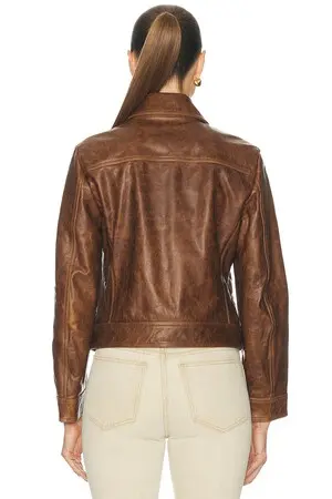 NILI LOTAN Susannah Leather Jacket
