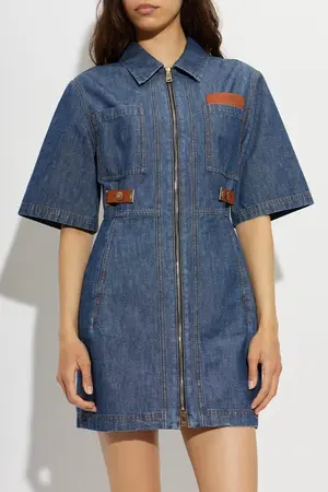 Fendi Short Dress With Pockets