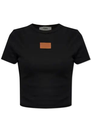 Fendi Top With Z Logo - Black