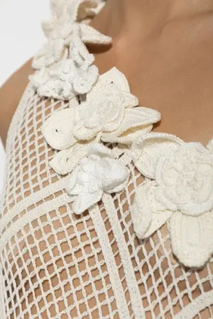JW Anderson One-shoulder Crochet Dress