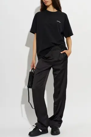 Off-White T-shirt With Logo