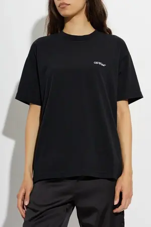 Off-White T-shirt With Logo