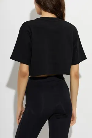 Off-White Ribbed Loose-fit T-shirt