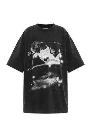 Off-White Oversize Dress - Black