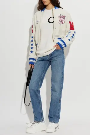 Off-White Wool Sweater With Logo