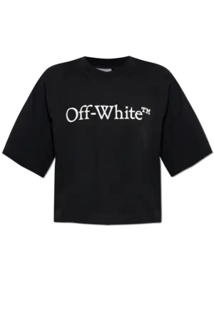 Off-White Short Loose-fit T-shirt - Black