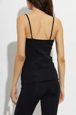 Off-White Top With Spaghetti Straps