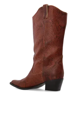 Kurt Geiger Rodeo Bow Leather Cowboy Boots