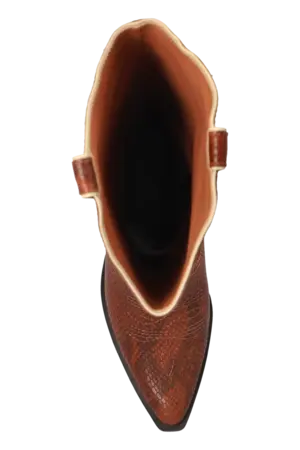 Kurt Geiger Rodeo Bow Leather Cowboy Boots