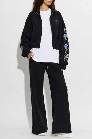 Off-White Zip-up Sweatshirt