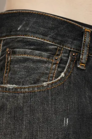 Acne Studios Jeans Trousers With A 'vintage' Effect