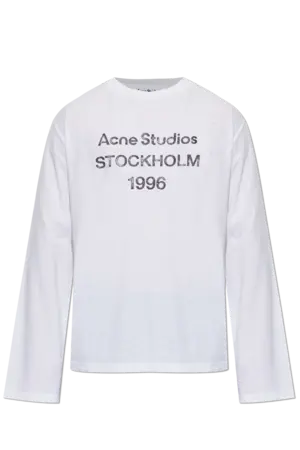 Acne Studios Long Sleeve T-shirt - White