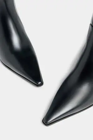 Dsquared2 Metal Bar Heeled Ankle Boots