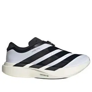Adidas Adizero Evo Sl Zip Sneakers - Cloud White/core Black/silver Metallic