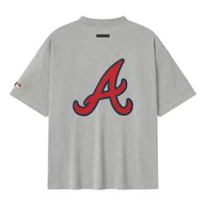 Fear Of God Braves 90s T-shirt - Concrete Heather