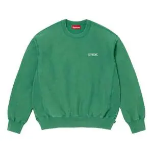 Supreme Ss26 Washed Crewneck - Green