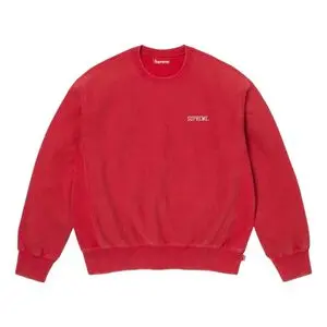 Supreme Supreme Ss26 Washed Crewneck 'red' Red