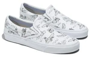 VANS Classic Slip-on Sneakers With Graphic Print
